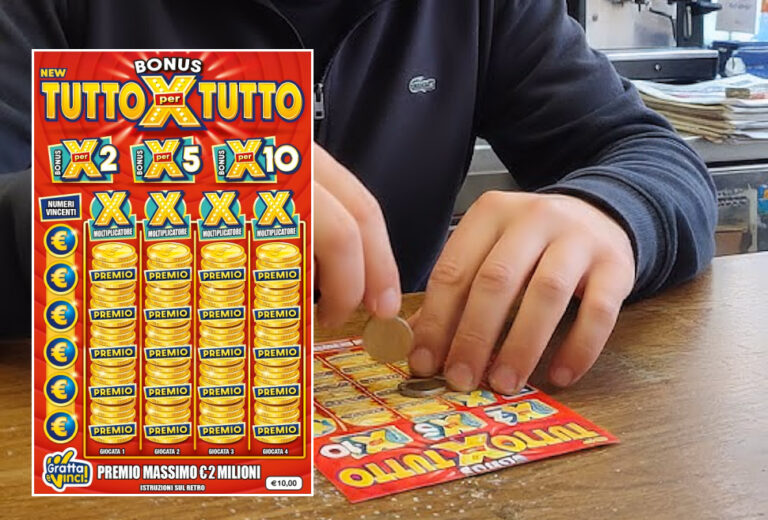 Gratta e Vinci da record: vince 2 milioni con un biglietto da 10 euro ...