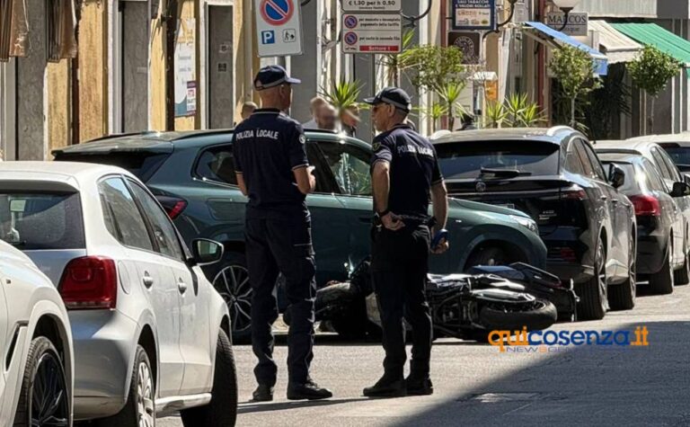 Incidente a Cosenza tra via Piave e via Montesanto, un ferito ...